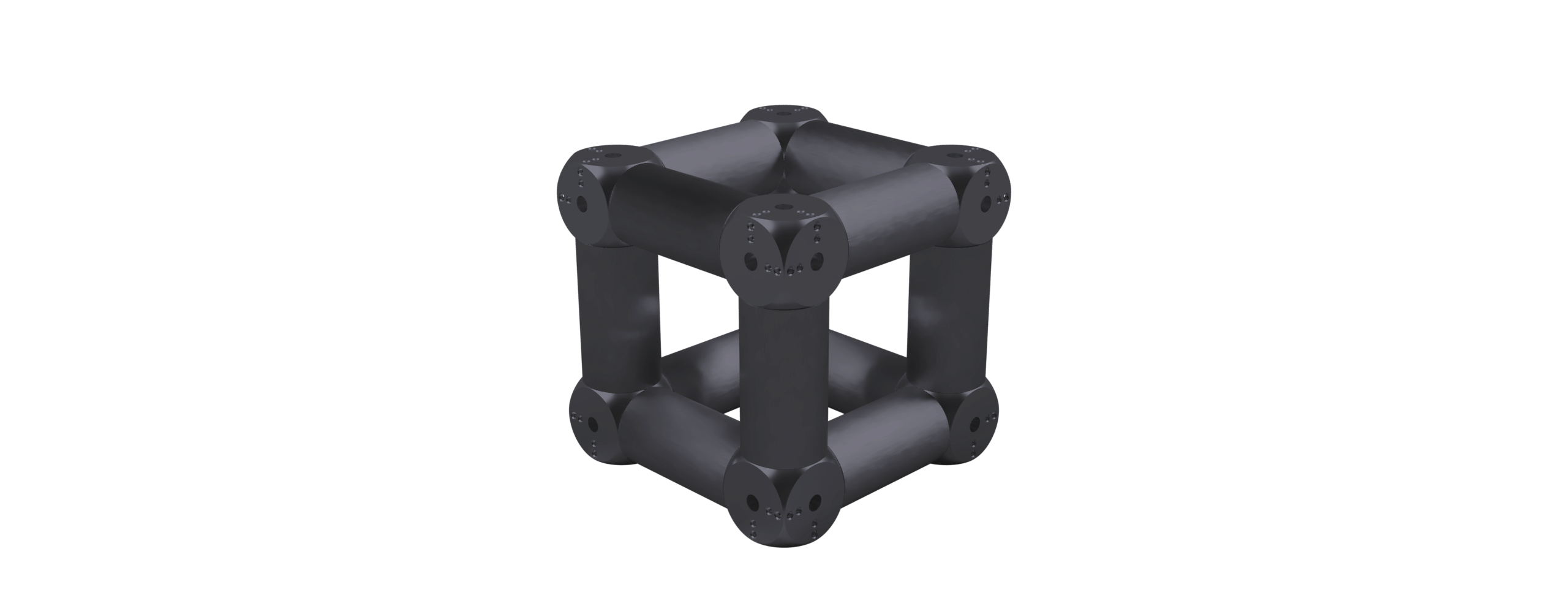 Eurotruss HD24 Box Corner / Corner Block, schwarz | BLK-24-B
